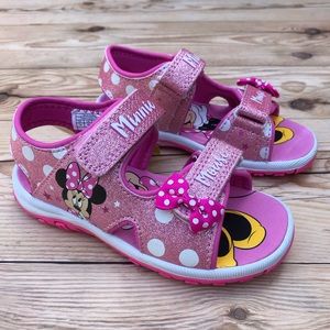 Disney | Shoes | Disney Minnie Mouse Pink Sandals | Poshmark